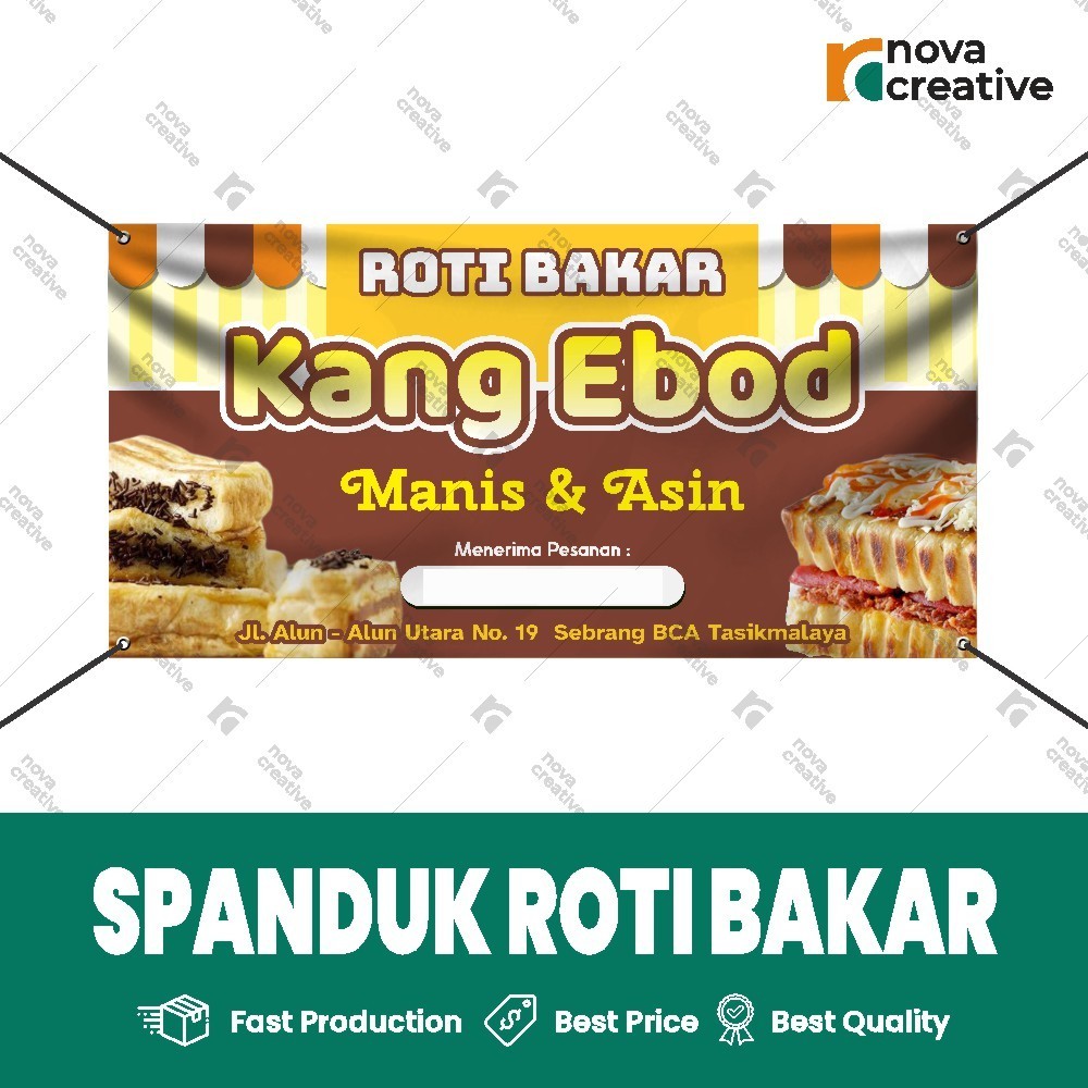 Jual Cetak Spanduk Roti Bakar Baligho Cetak Banner Gratis Desain ...
