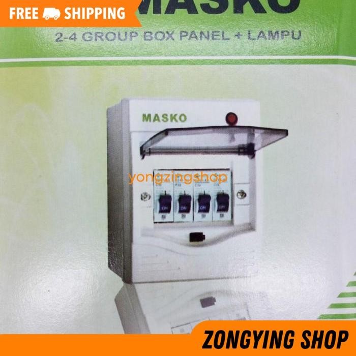 Jual BOX IB/ OB MCB + LAMPU MASKO 2-4 GRUP/ UNIT DISTRIBUTION + LAMP ...