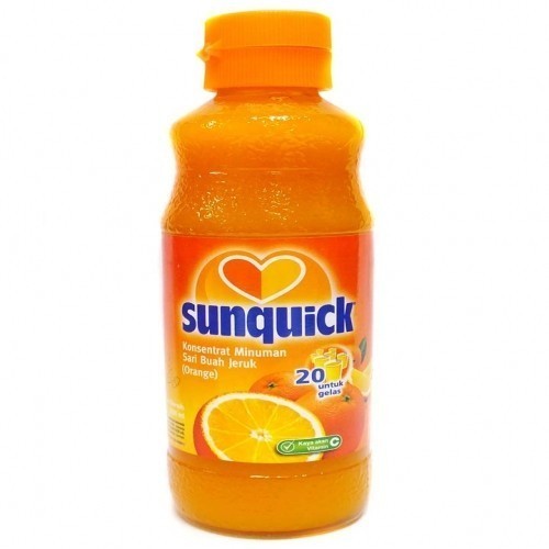 Jual S06268 SYRUP SUNQUICK 330ML ORANGE STD BOTOL MAJU BERSAMA ...
