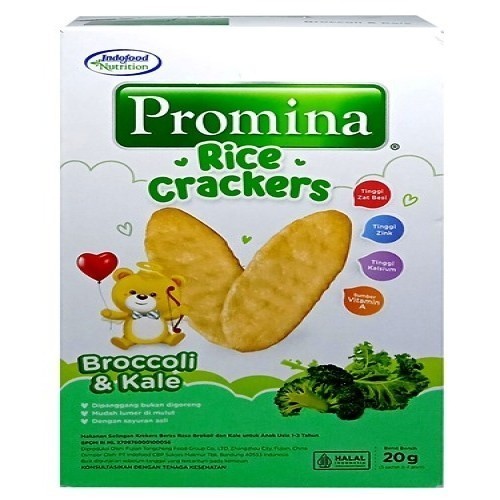 Jual S00358 SNACK BAYI PROMINA RICE CRACKERS BROCCOLI (20250524 ...