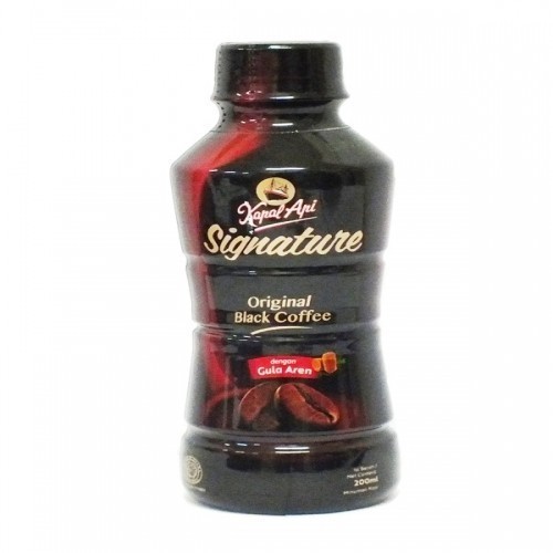 Jual S24455 MINUMAN KOPI KAPAL API 200ML BOTOL SIGNATURE ORIGINAL BLACK ...