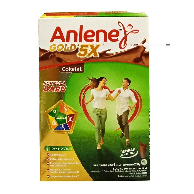 Jual S25190 SUSU TULANG ANLENE 240 GR GOLD COKLAT BOX MAJU BERSAMA ...