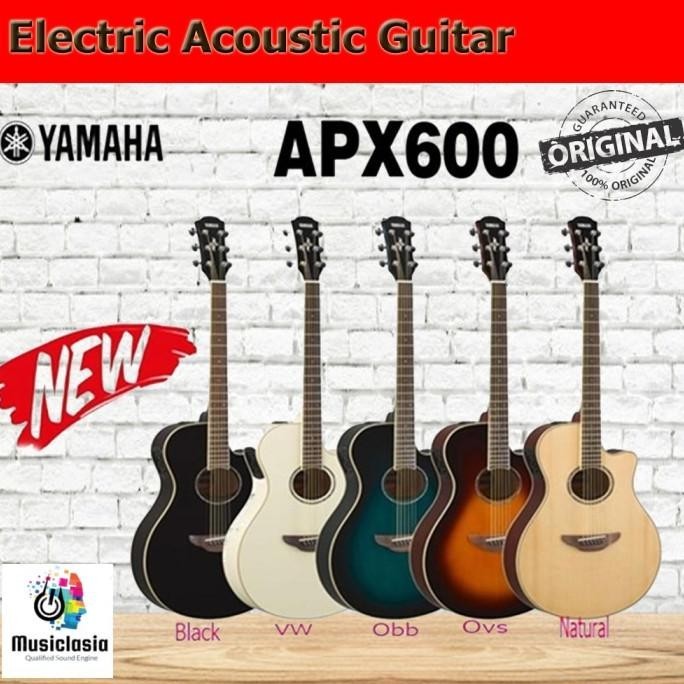 Jual Gitar Akustik Elektrik Yamaha Apx600 / Apx 600 (Penerus 500Ii / 500 ) | Shopee Indonesia