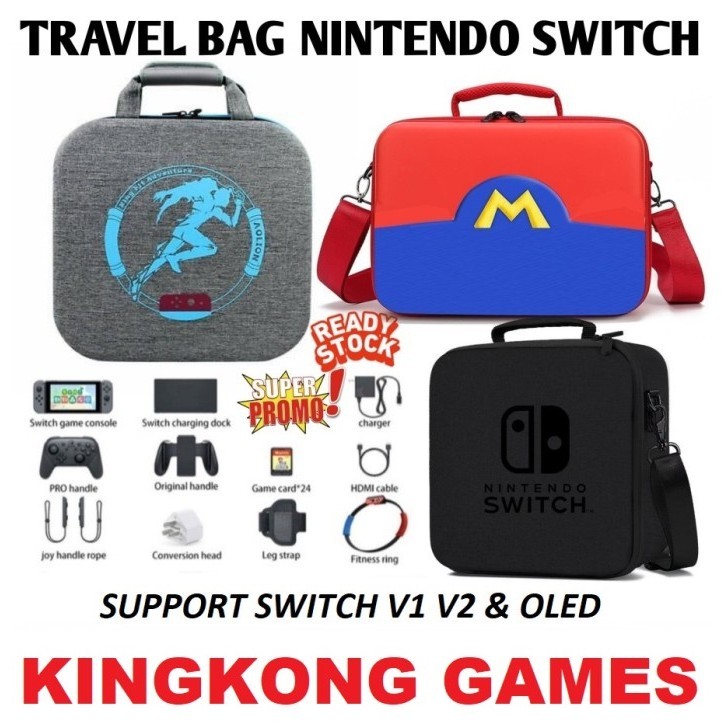 Jual Tas Nintendo Switch Travel Bag Tas Travel Nintendo Switch V1 V2 ...