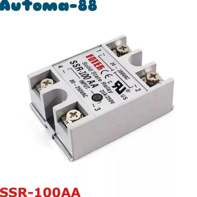 Jual Fotek Ssr 100A Ssr-100Aa Solid State Relay Ac To Ac Input 80-250V ...