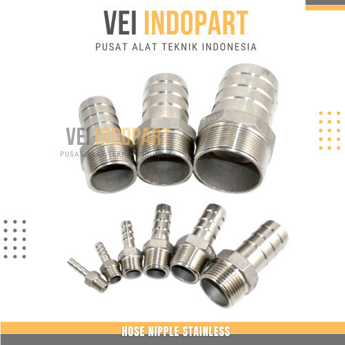 Jual 2" Hose Nepel / King Nepel Stainless Steel 2" | Shopee Indonesia