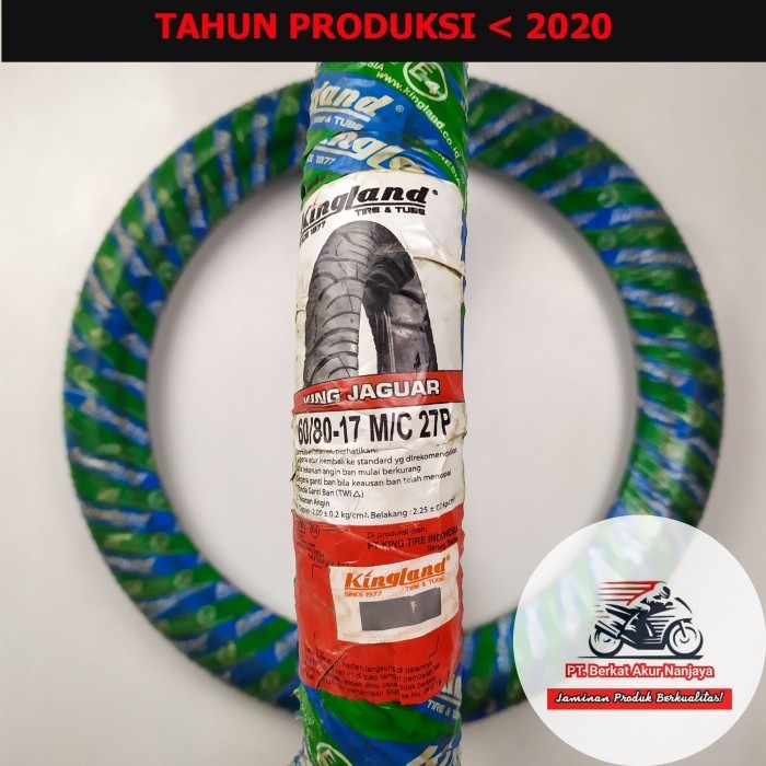Jual Ban motor Bebek Kingland King Jaguar 60/80-17 Tubetype (non ...