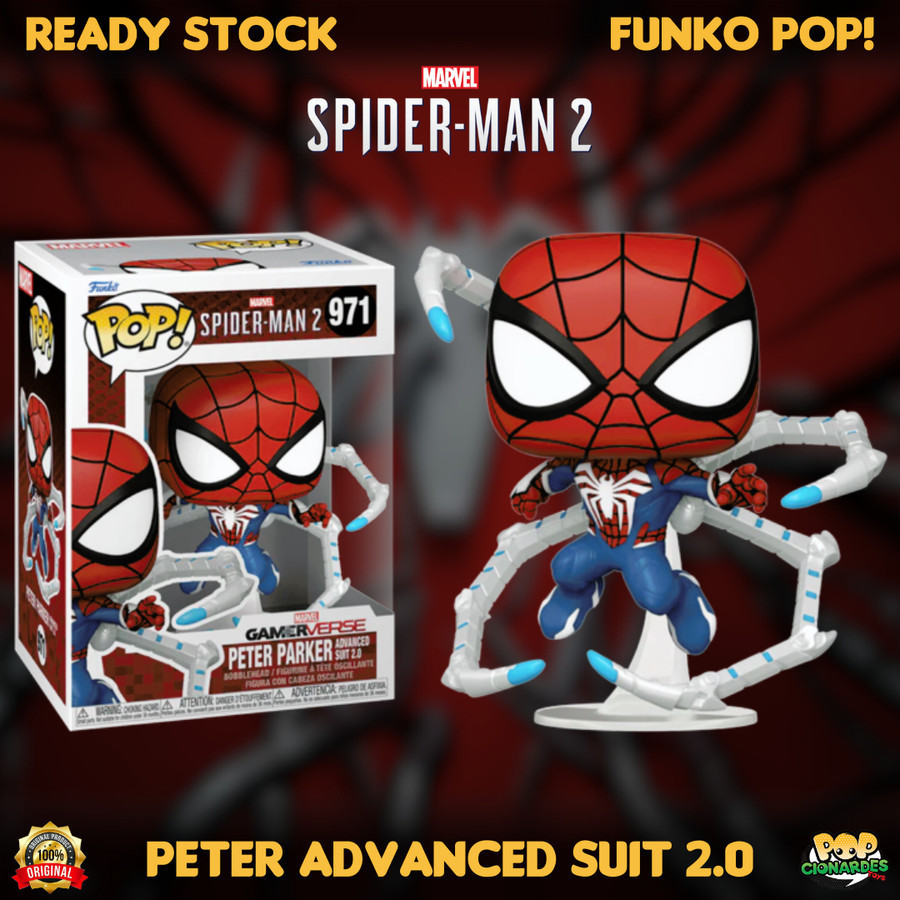 Jual Funko POP Marvel's Spider-Man 2 - Peter Parker (Advanced Suit 2.0 ...
