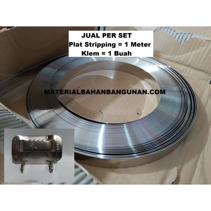 Jual Produk Straping Plat Band it 3/4 inchTali Stainless Pengikat Peti ...