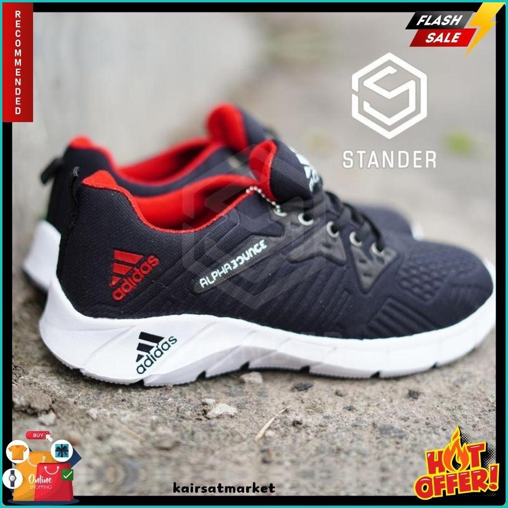 Jual Alpha - Sepatu Sneakers Pria Wanita Sepatu Olahraga Running Jogging - Fashion Kerja No ...