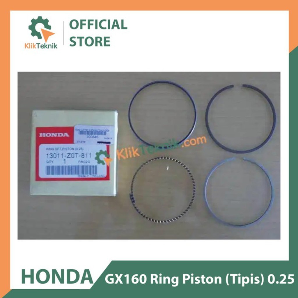 Jual HONDA Ring piston GX160/GX200 0.25 Honda asli (tipis) | Shopee Indonesia