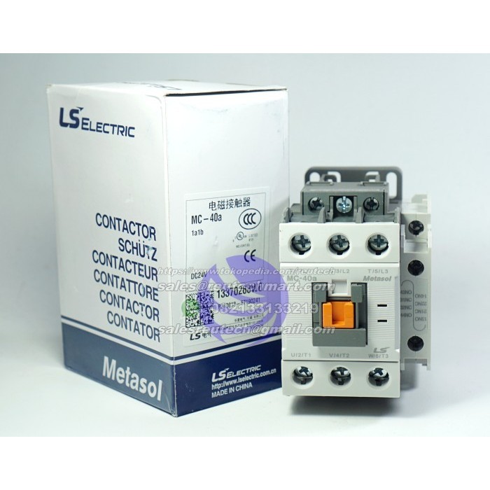 Jual Metasol MC-40A 24Vdc Contactor LS MC-40A 24Vdc Metasol | Shopee Indonesia