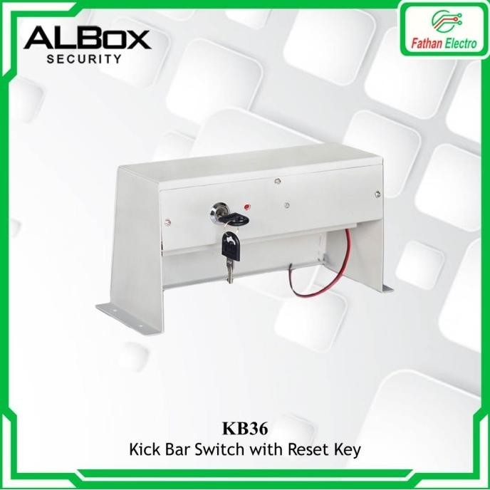 Jual Kick Bar Switch with Reset Key - Kickbar Alarm Albox KB36 | Shopee ...