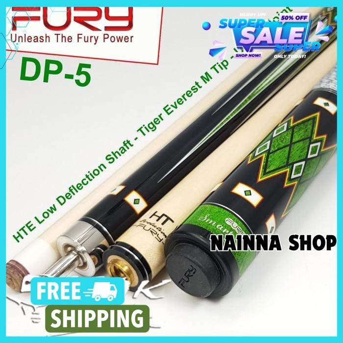 Jual FURY DP-5 CUE - HTE LOW DEFLECTION SHAFT UNILOC JOINT BILLIARD STICK BILIAR STIK TERLARIS ...