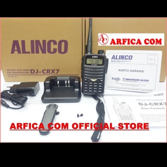 Jual Ht Alinco Crx7 / Alinco Crx 7 Dualband Original Garansi Resmi | Shopee Indonesia