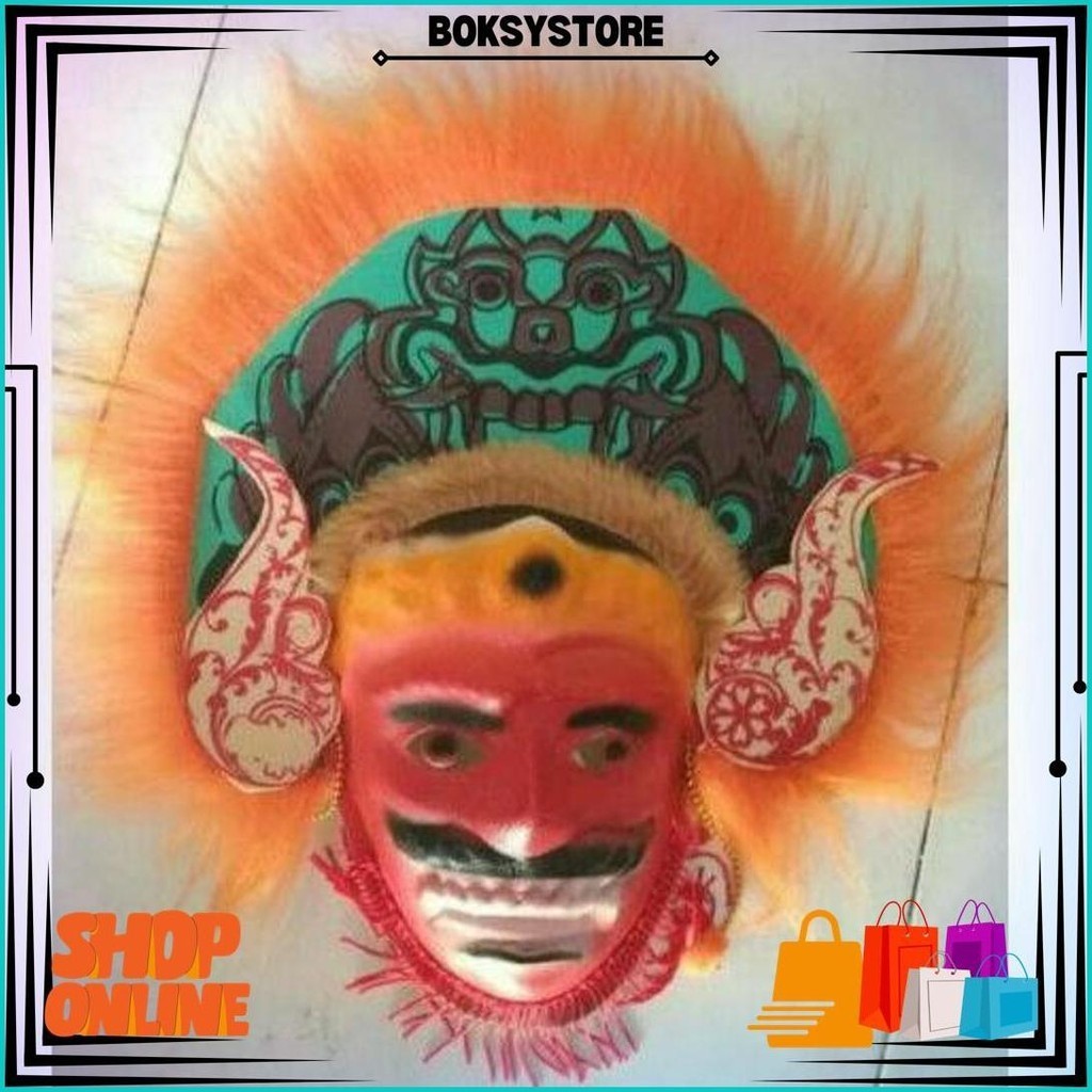 Jual Topeng Reog Jaranan Barongan Barongsai Macan Harimau Topeng Kera ...