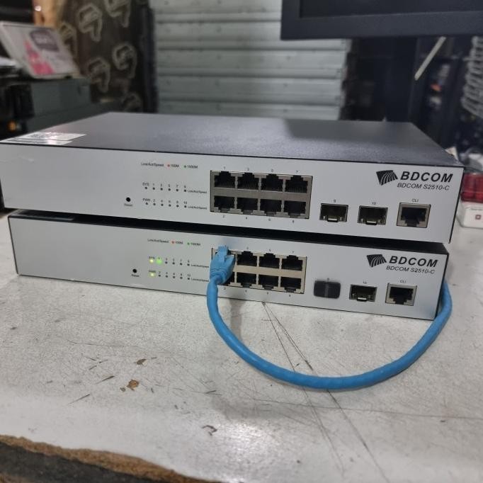 Jual Promo!!!! BDCOM S2510-C Swith Hub Gigabit 8 port 2 sfp swith ...