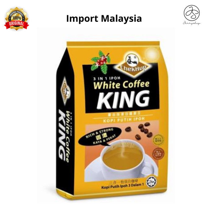 Jual Kopi Chek Hup 3 In 1 Ipoh White Coffee All Varian Import Malaysia | Shopee Indonesia