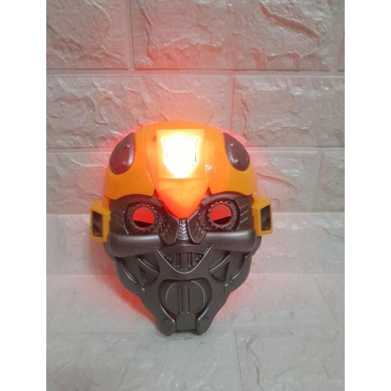 Jual WDF Topeng Robot Bumblebee Transformer - Topeng Cosplay Robot ...