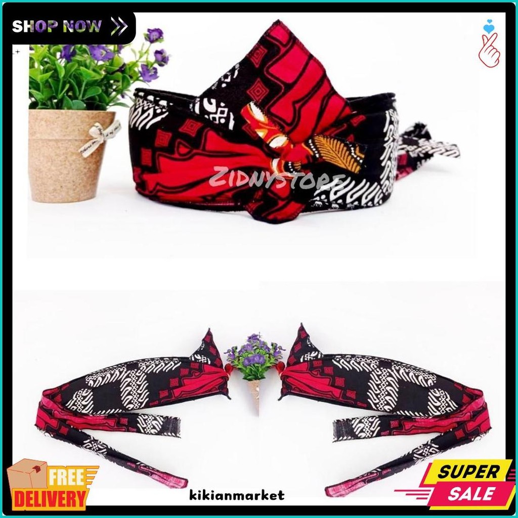 Jual Ikat Kepala Tradisional Polos Sunda Iket Sunda Iket Sunda Murah ...