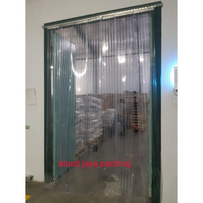 Jual Stok Terbatas! Tirai Plastik Ukuran 2M X 2M / Pvc Strip Curtain 2M ...