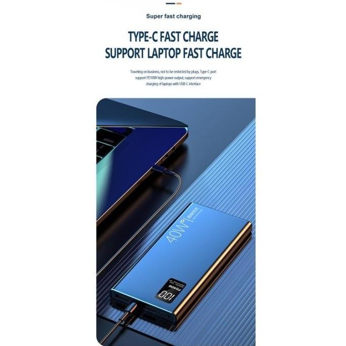 Jual PowerBank 40W 10000 mAh PowerBank Fast Charging Power Bank PD 40W ...