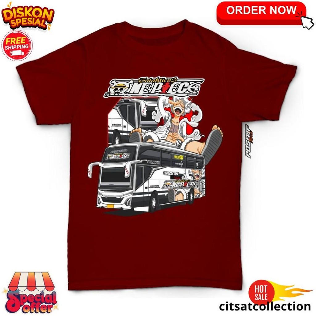 Jual BAJU KAOS ANAK BUS ONE PIECE KAOS BUS KAOS DISTRO ANAK POSITIF ...