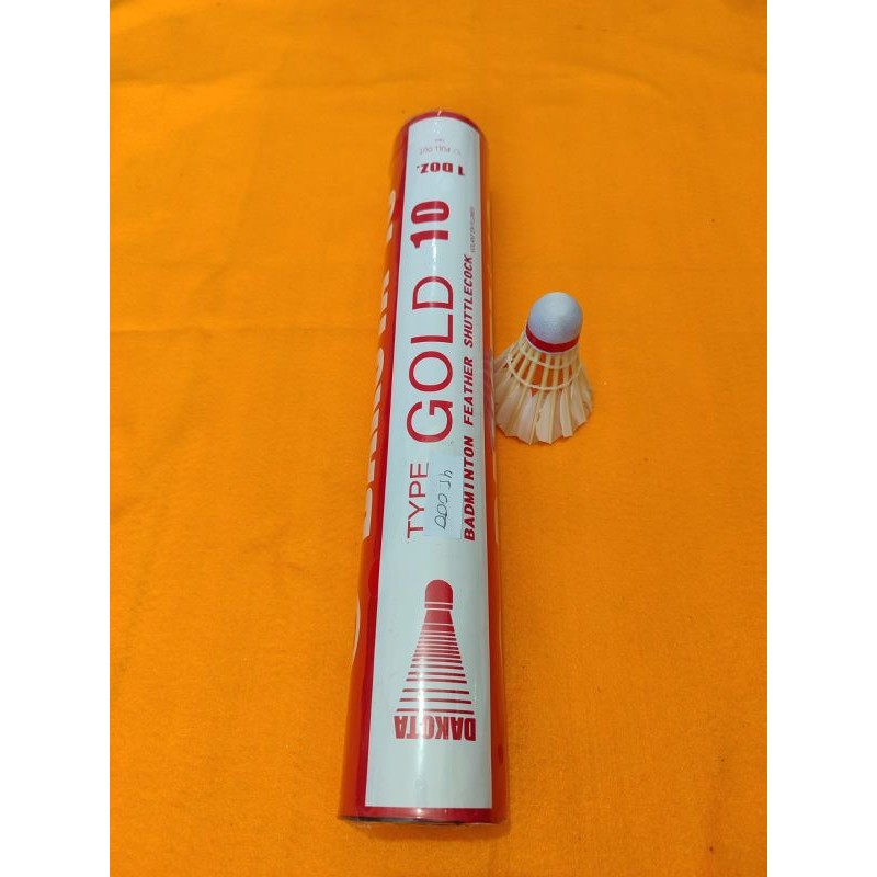 Jual DAKOTA GOLD | shuttlecock badminton / kok raket 1 tabung isi 12pcs ...