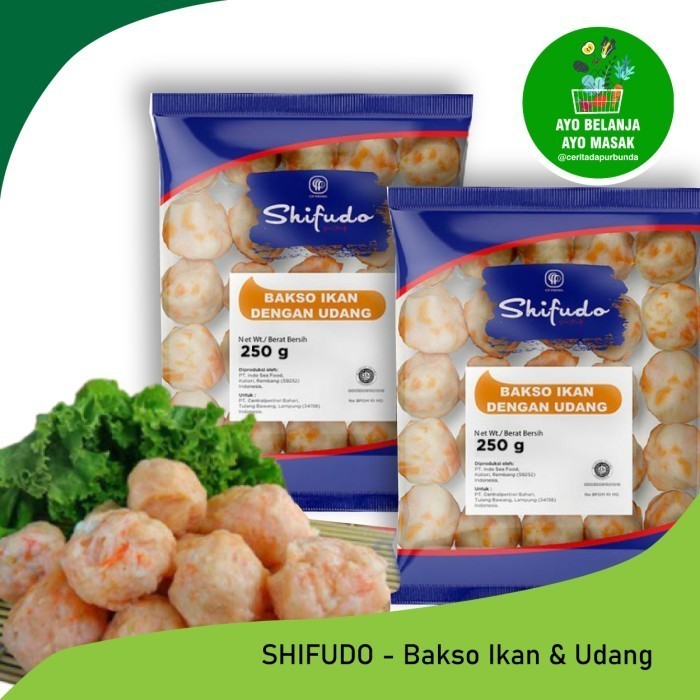 Jual Bakso Ikan Udang Shifudo 200 gram (frozen) | Shopee Indonesia