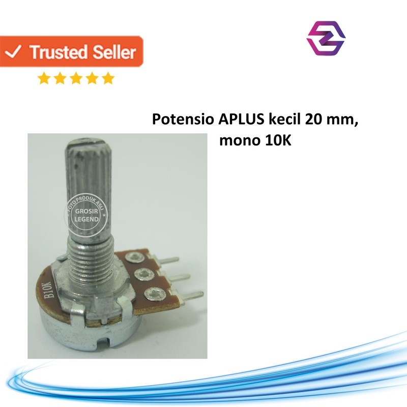 Jual Potensio APLUS kecil MONO 10k 2cm B10k | Shopee Indonesia