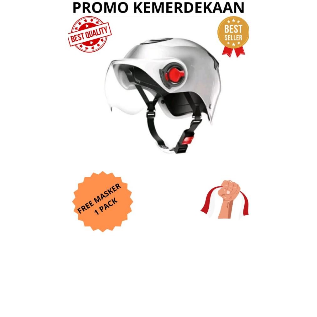 Jual gh-6 HELM SEPEDA MOTOR LISTRIK HELEM VIETNAM HALF FACE SCOOTER ...