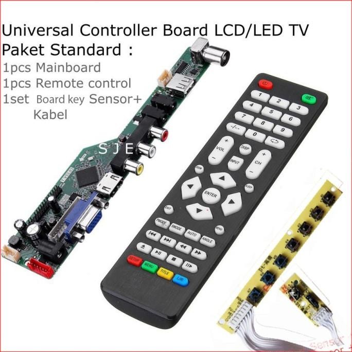 Jual Paket Universal Lcd Led Tv Monitor Main Board Mesin Driver Skr Isi ...