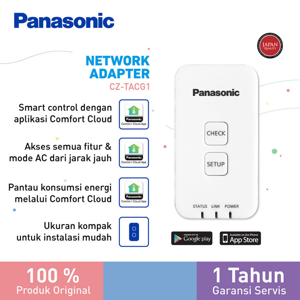 Jual Panasonic CZ-TACG1 AC IOT Wifi Controler - Kontrol AC dari mana saja | Shopee Indonesia