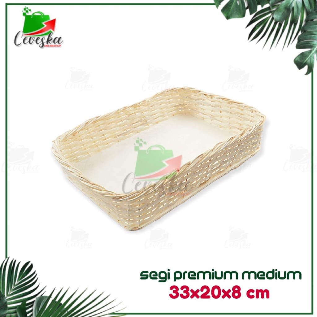 Jual Keranjang Rotan Premium Parcel Parsel Segi Panjang Sedang Medium ...