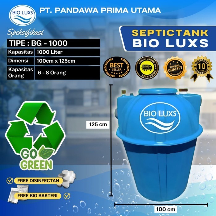 Jual Ready Septic Tank Bio,Biotech, Biofil, BioLuxs Tipe BG 1000 liter ...