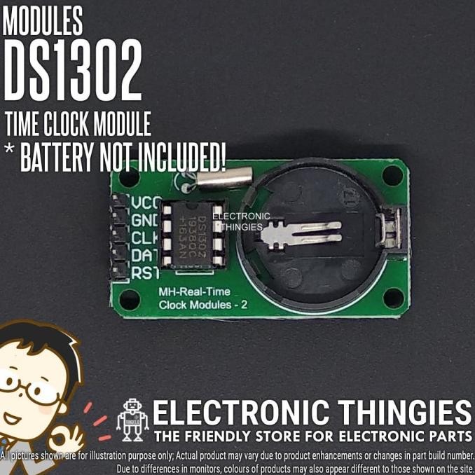 Jual Terbaru MODULE DS1302 RTC TIME CLOCK MODUL WAKTU FOR ARDUINO thingie43 Diminati Banget ...