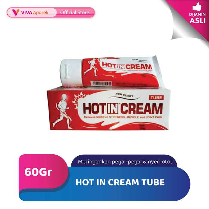 Jual Hot In Cream Mengatasi Pegal dan Nyeri Otot Tube (60 Gram ...