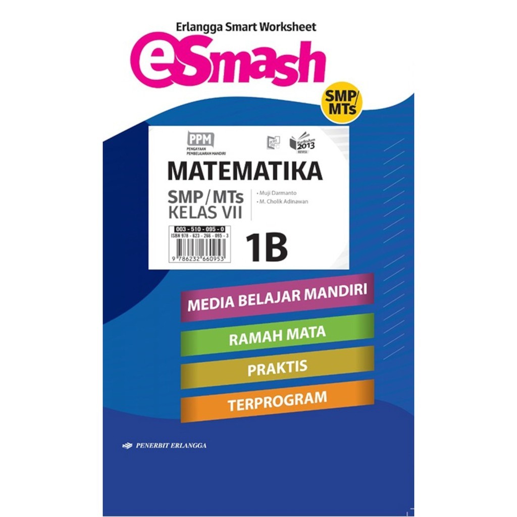 Jual Buku Soal SMP eSmash Matematika 1B kelas 7 | Shopee Indonesia