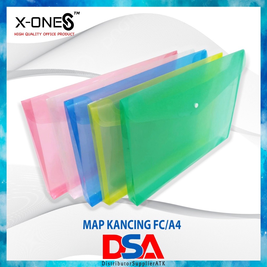 Jual DSA - MAP PLASTIK KANCING FOLIO / F4 / MAP KANCING PUNGGUNG GROSIR ...