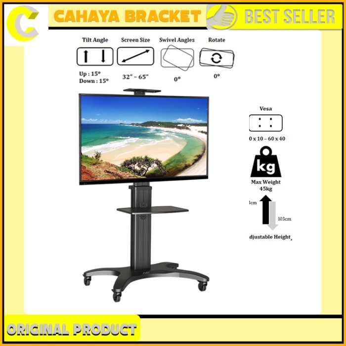 Jual Ready!!! Bracket Tv/Brecket Tv/Standing Braket TV NB AVF 1500 UP ...