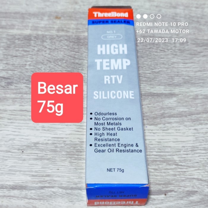 Jual Lem Gasket Threebond Original 30Gr Silver - Besar 75Gr Barang ...