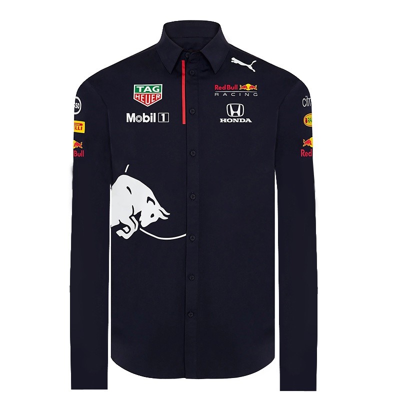 Jual Setelan Balap F1 Red Bull Racing Perez Verstappen Kemeja Lengan ...