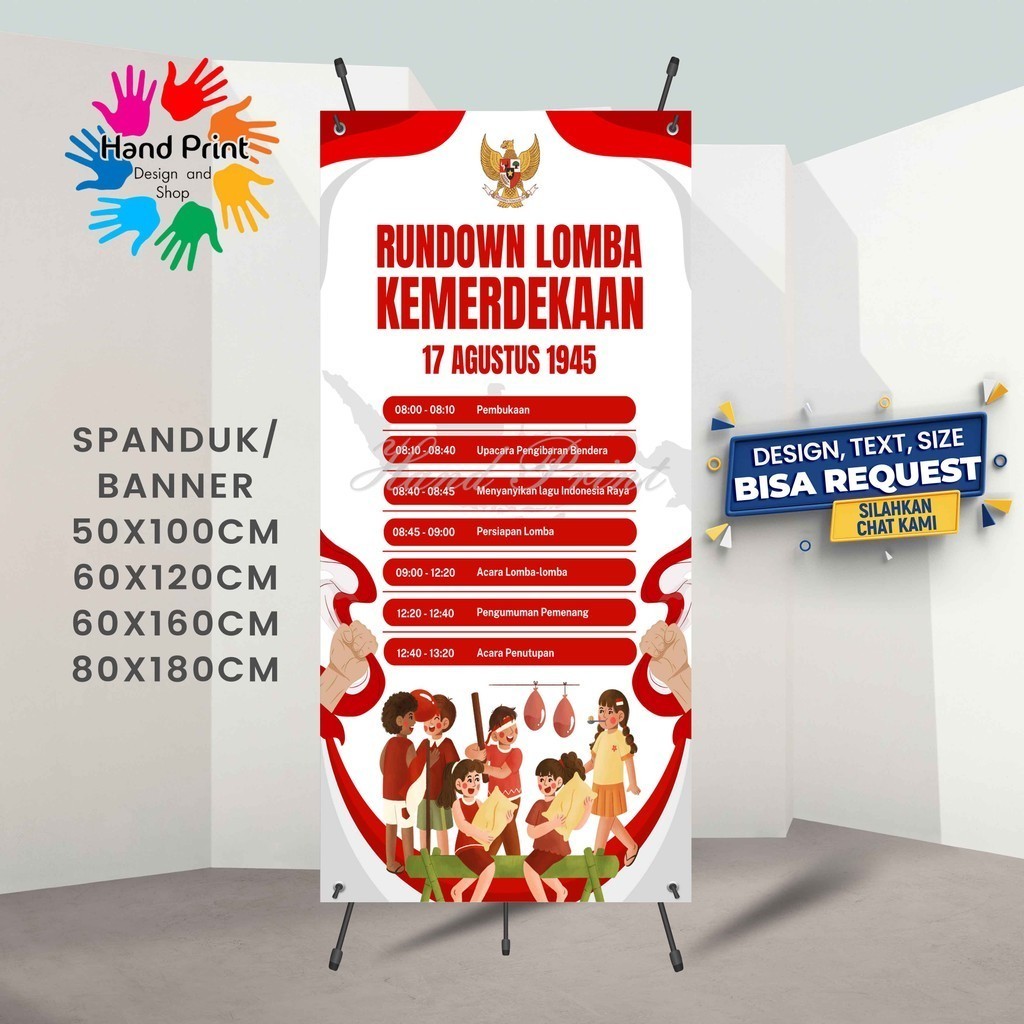 Jual Cetak Spanduk Banner Perlombaan Hari Kemerdekaan Perayaan ...