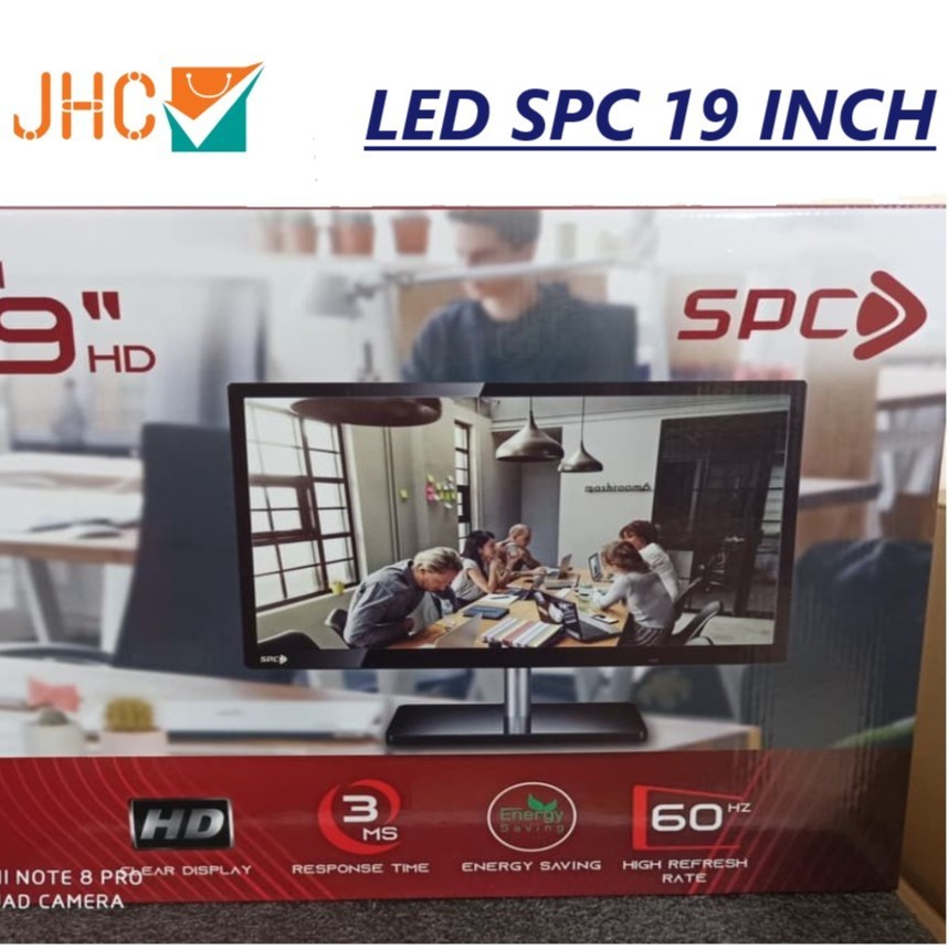 Jual Monitor LED SPC 19" HD / 19 Inch SPC HD Input HDMI VGA | Shopee ...