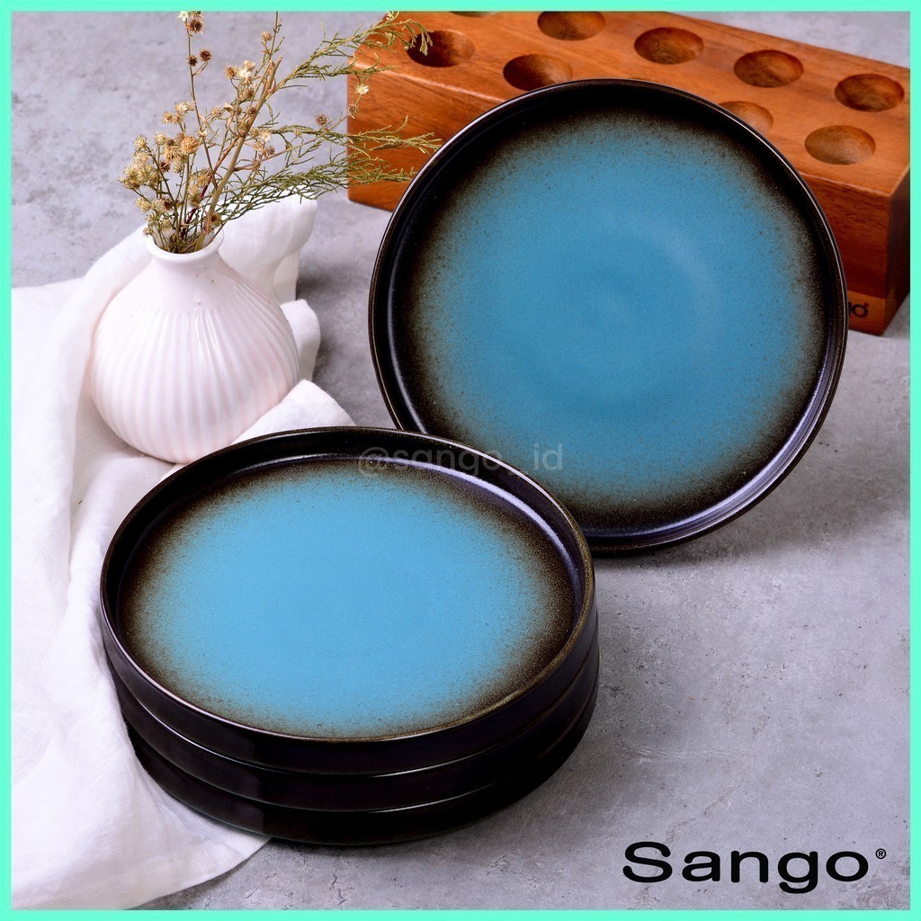 Jual SANGO Set Piring Salad Stackable Rustic Mint (Isi 4) | Shopee Indonesia