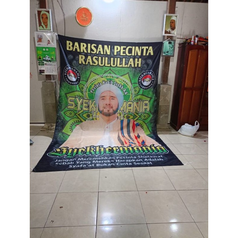Jual BENDERA SYEKHER MANIA UKURAN 5X3 METER | Shopee Indonesia
