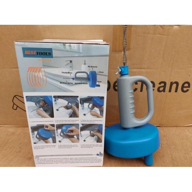 Jual Pipe Cleaner 10 M / Alat Kawat Pembersih Pipa Saluran Air Yg ...