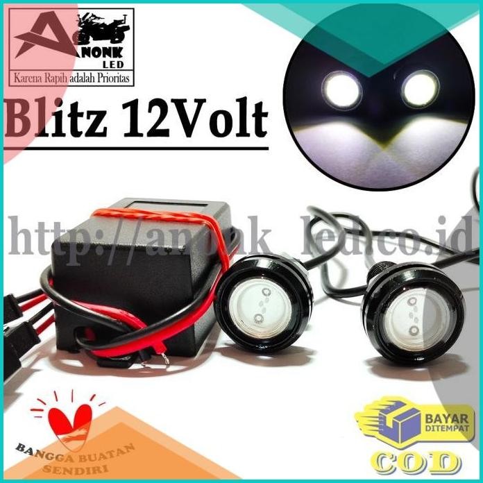 Jual Lampu Led Blitz Pesawat 12v/Lampu Blitz Kedip Pesawat 12v - PUTIH ...