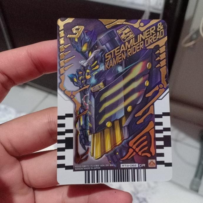 Jual Sale!! Ride Chemy Card Steamliner Phase 04 Gr Rare Kamen Rider ...