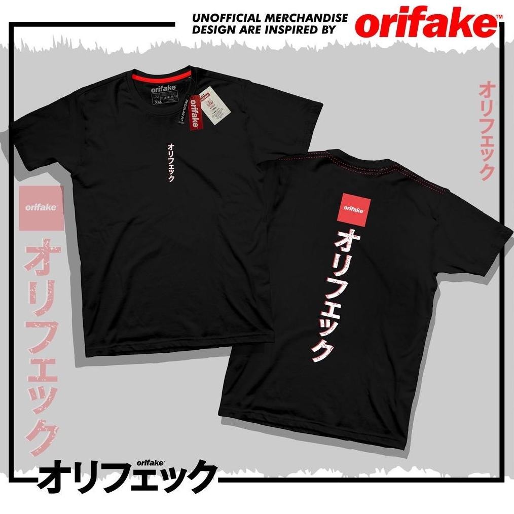 Jual Viral Kaos Orifake T-Shirt Japan Style Distro Premium Pria Wanita ...